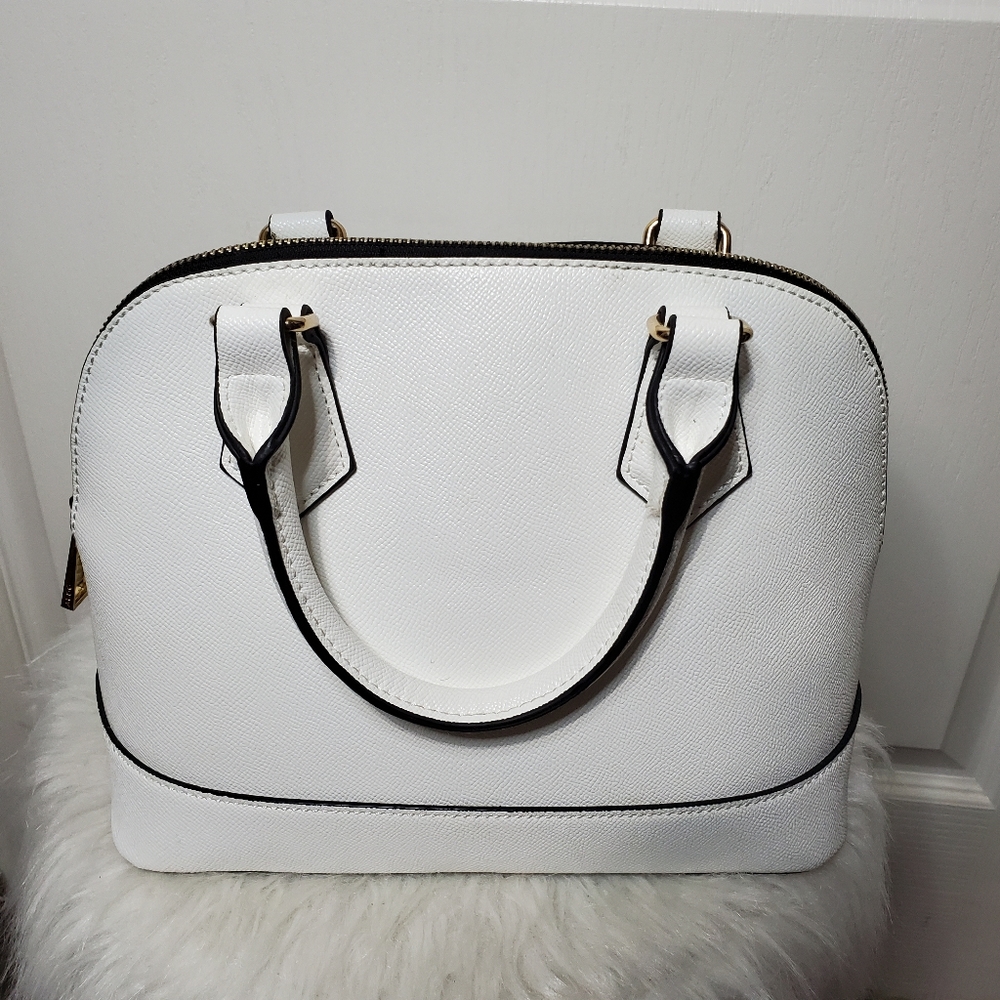 Aldo White Crossbody Handbag Purse - Gem